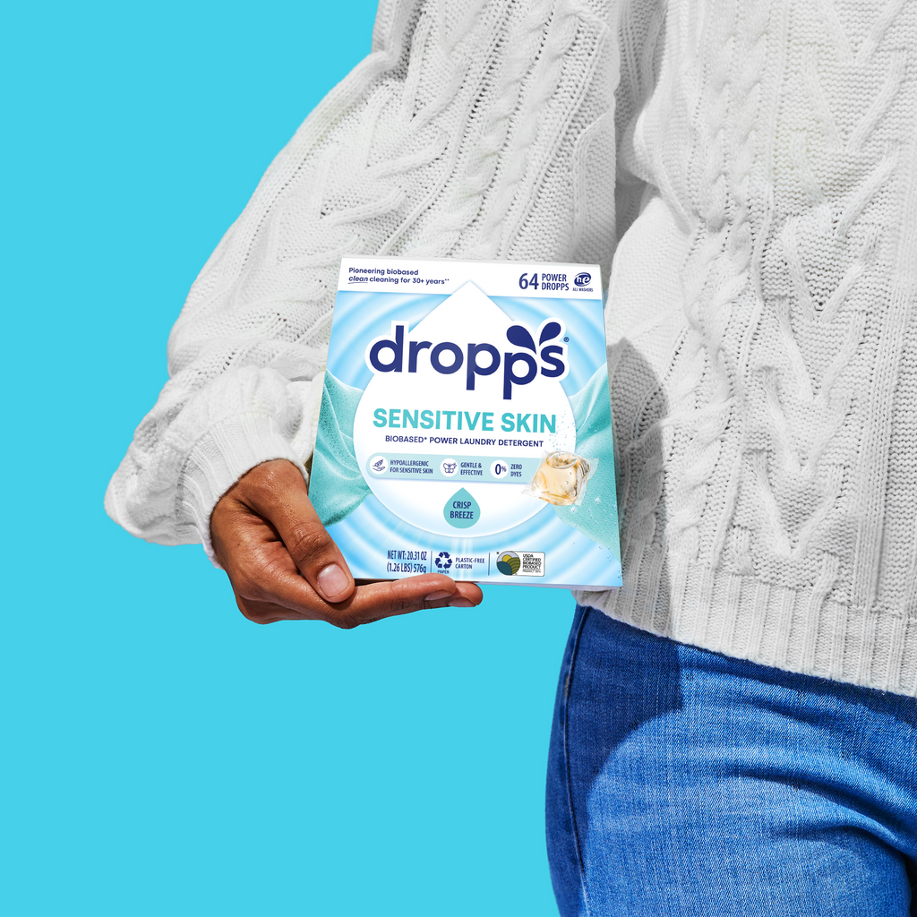 Sensitive Skin Laundry Detergent Pods, Crisp Breeze – Dropps