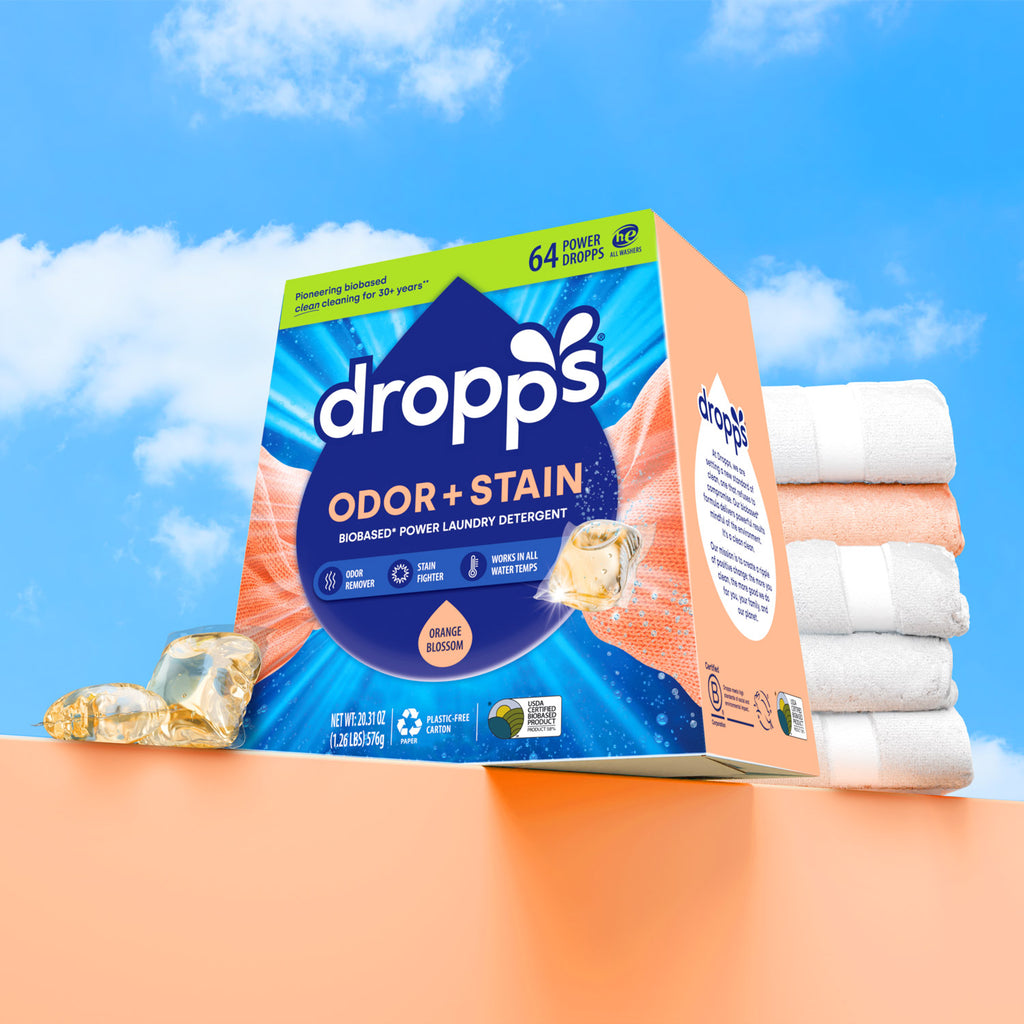 Odor & Stain Laundry Detergent Pods, Orange Blossom – Dropps