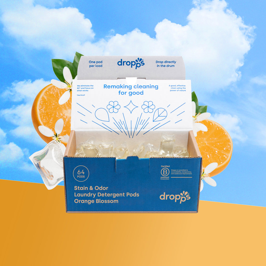 Odor & Stain Laundry Detergent Pods, Orange Blossom – Dropps